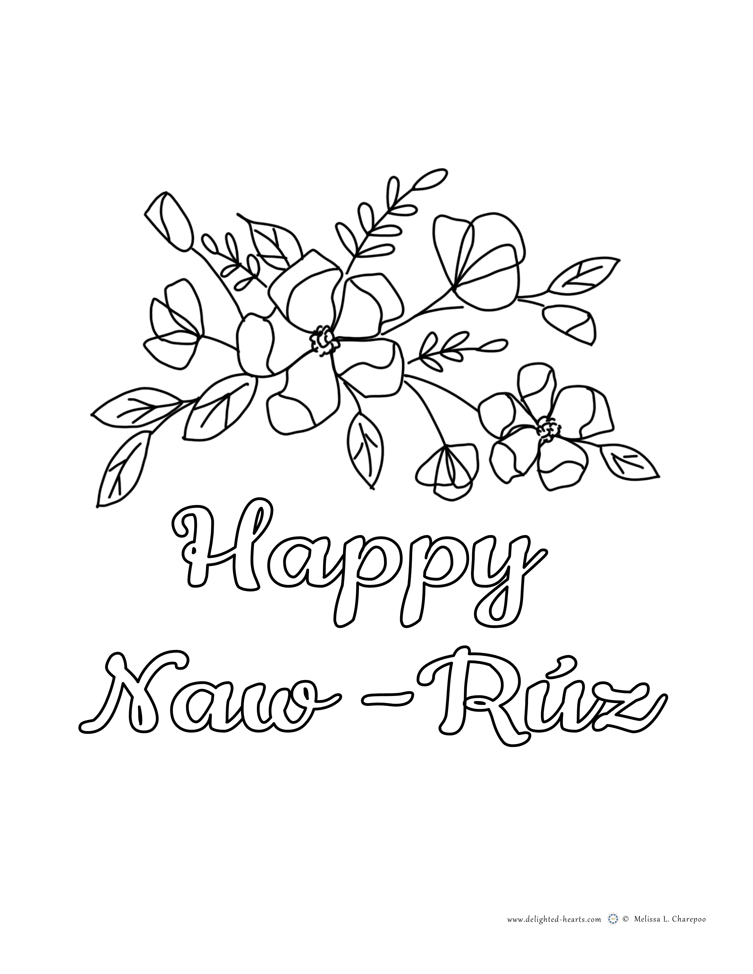 Printable Nowruz Coloring Pages: Celebrate the Persian New Year with ...